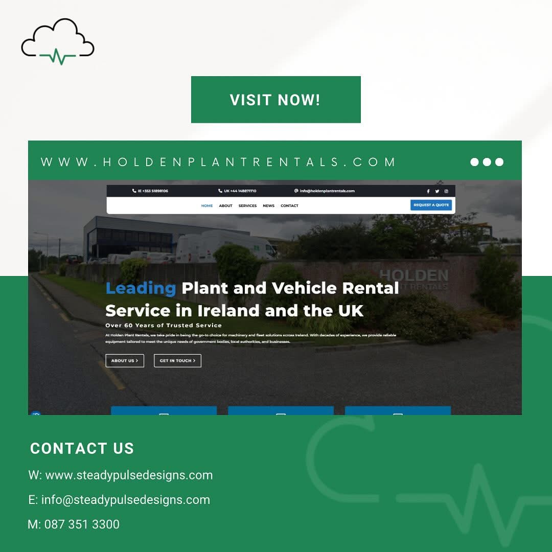Holden Plant Rentals - Affordable Web Design Ireland